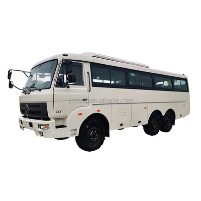 Multifunctional 6x6 Off Road Bus Dongfeng 190hp 30 Seater with Manual ...